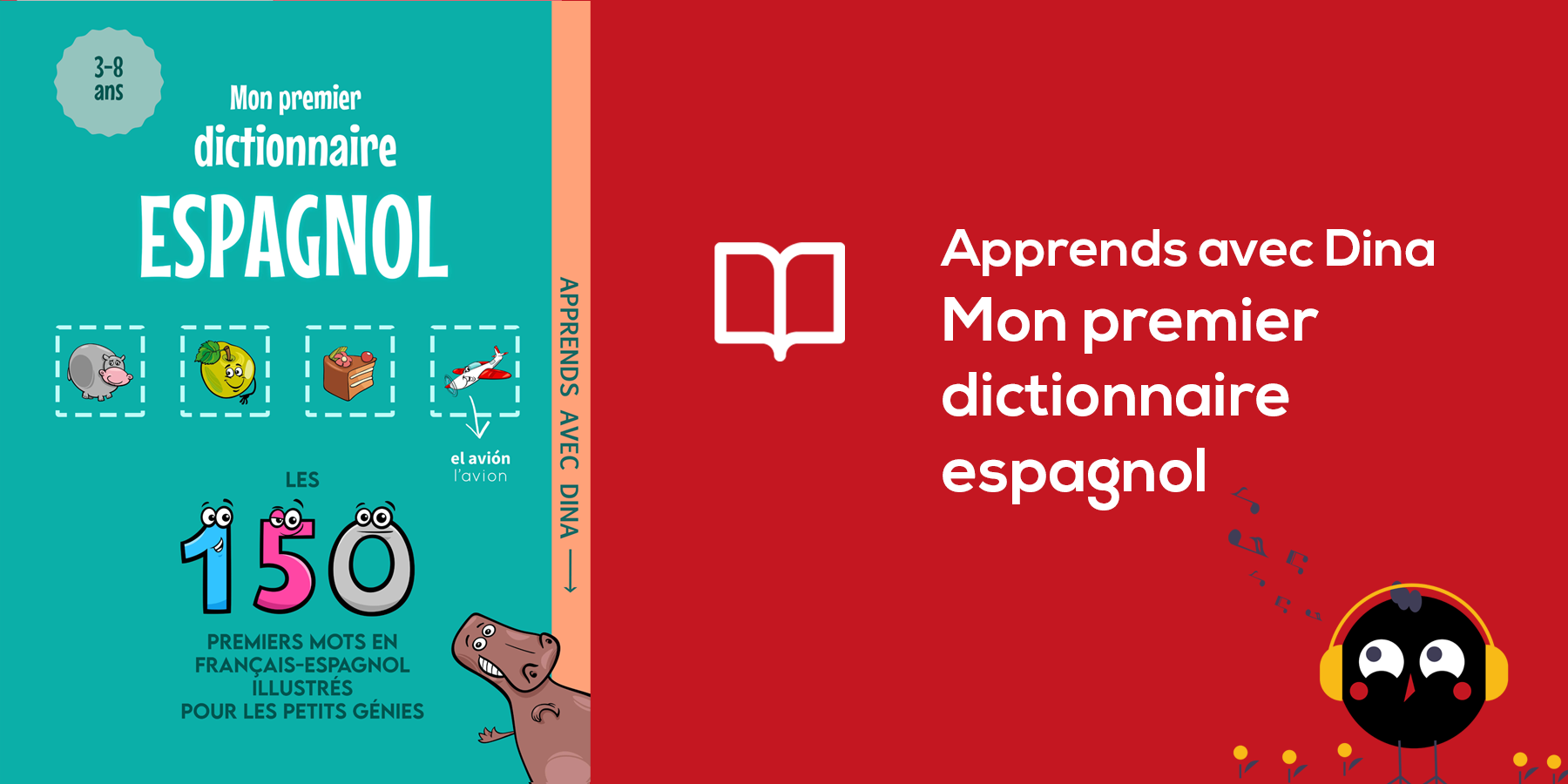 Mon Premier Dictionnaire Espagnol | Aprende con Dina | Libros